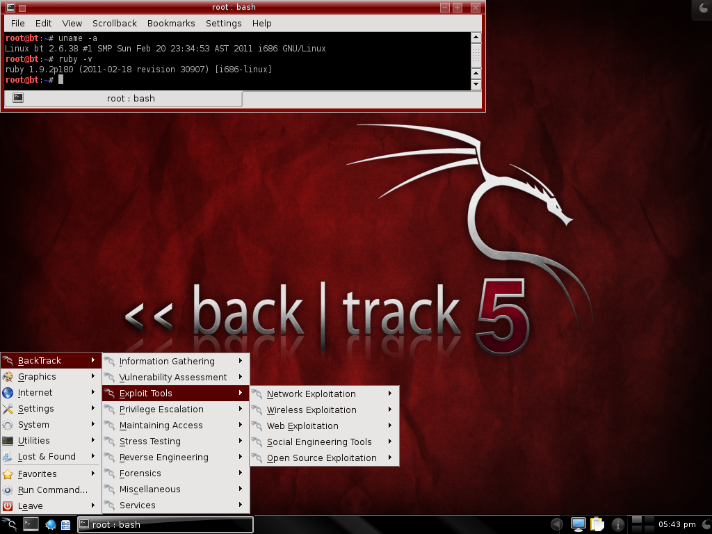 Release Backtrack 5 - eXpérience2Geek